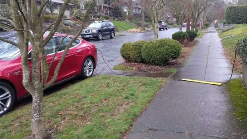 Electric Car Charging at Home with No Driveway